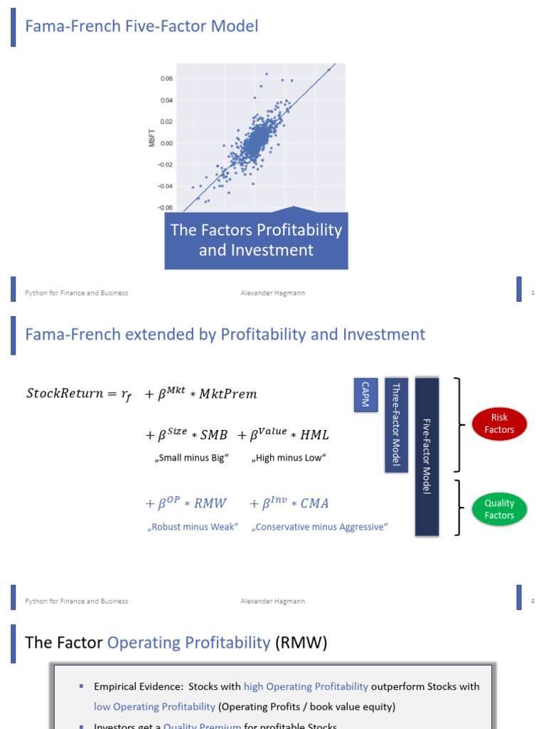 Fama-French Five-Factor Model Explained | PDF | Stocks | Investing