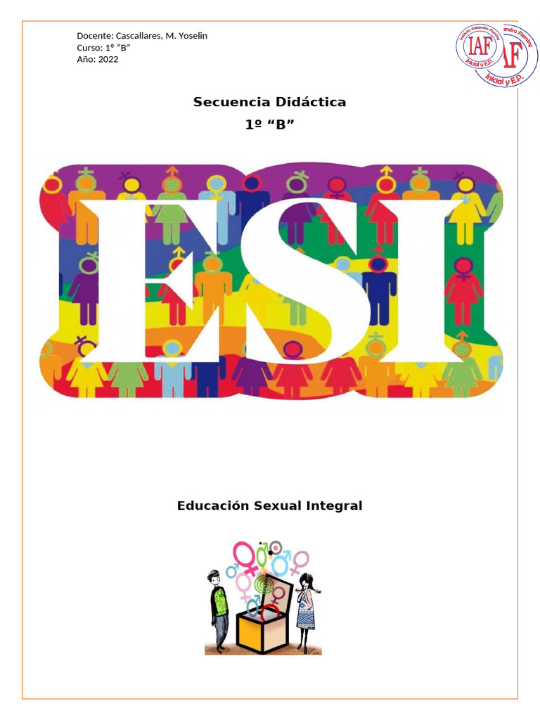 Secuencia Didáctica (ESI) | PDF