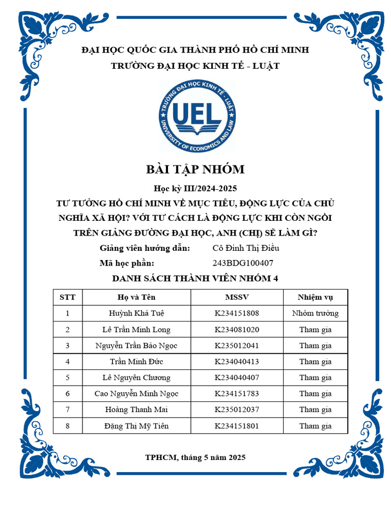 Tieu Luan TTHCM MT Final | PDF