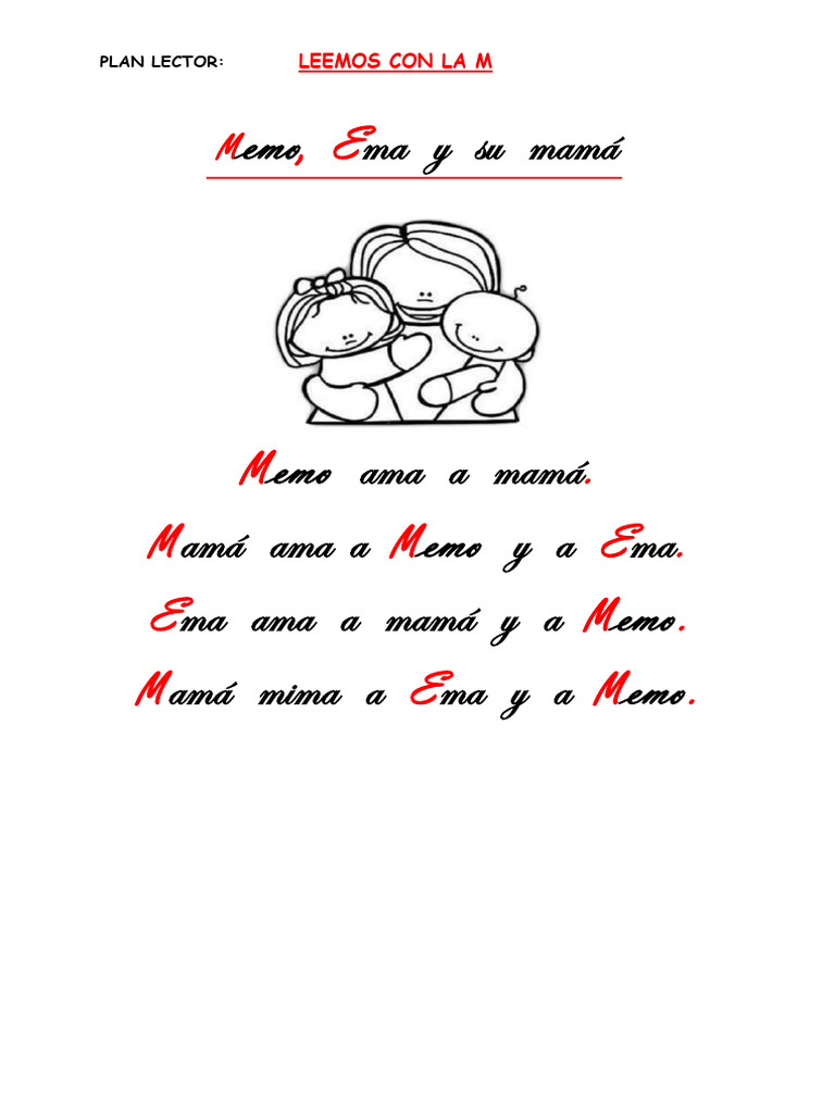 14.05 Ficha PL - Memo y Su Mamá | PDF