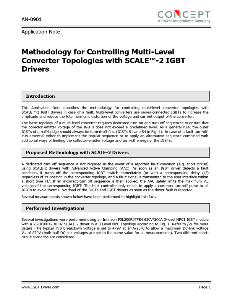 Methodology For Controlling Multi-Level Converter Topologies | PDF | Information | Voltage