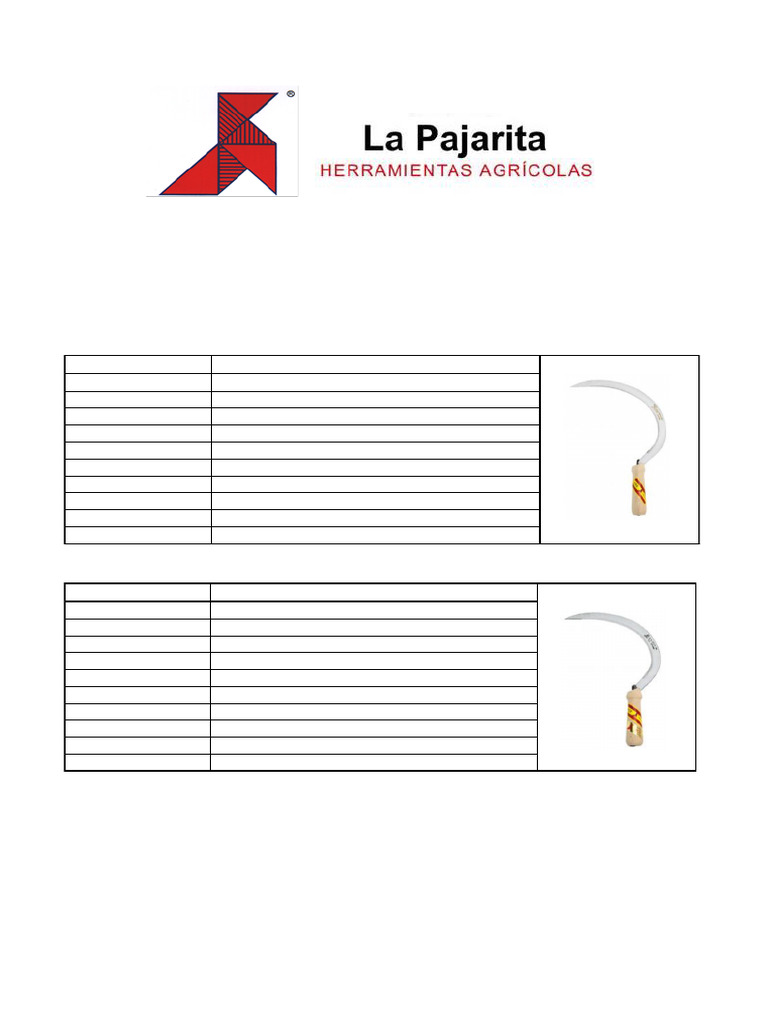 Hoces Dentadas La Pajarita | PDF