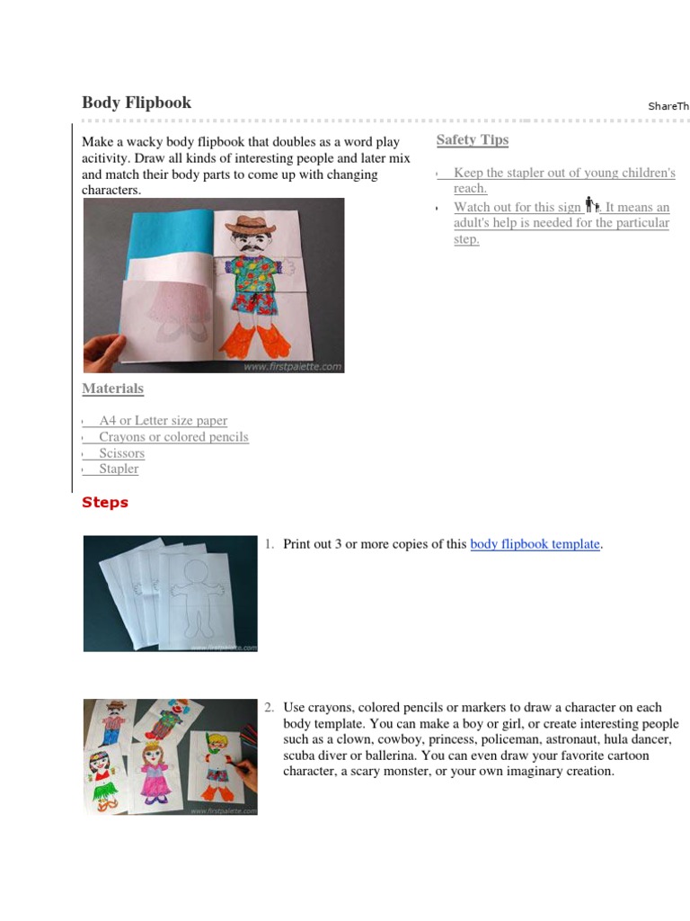 Body Flipbook: Safety Tips | PDF | Leisure