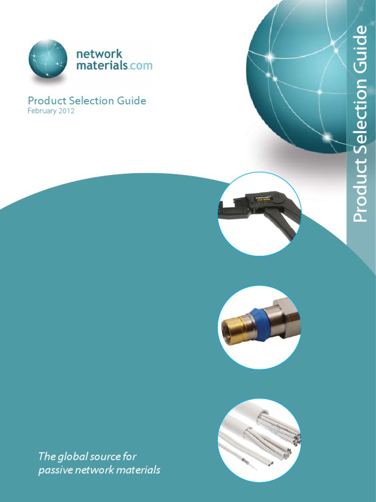 Network Materials February 2012 | PDF | Electrical Connector | Coaxial ...
