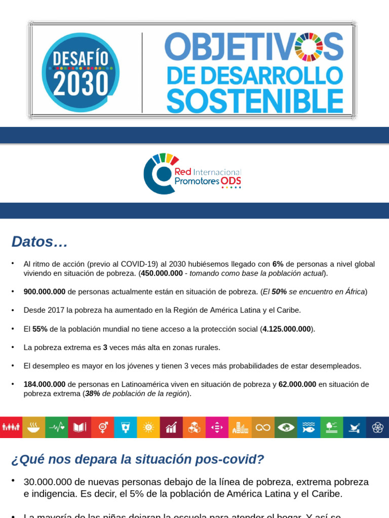 Ods Presentacion | PDF | Sustentabilidad | Desarrollo sostenible