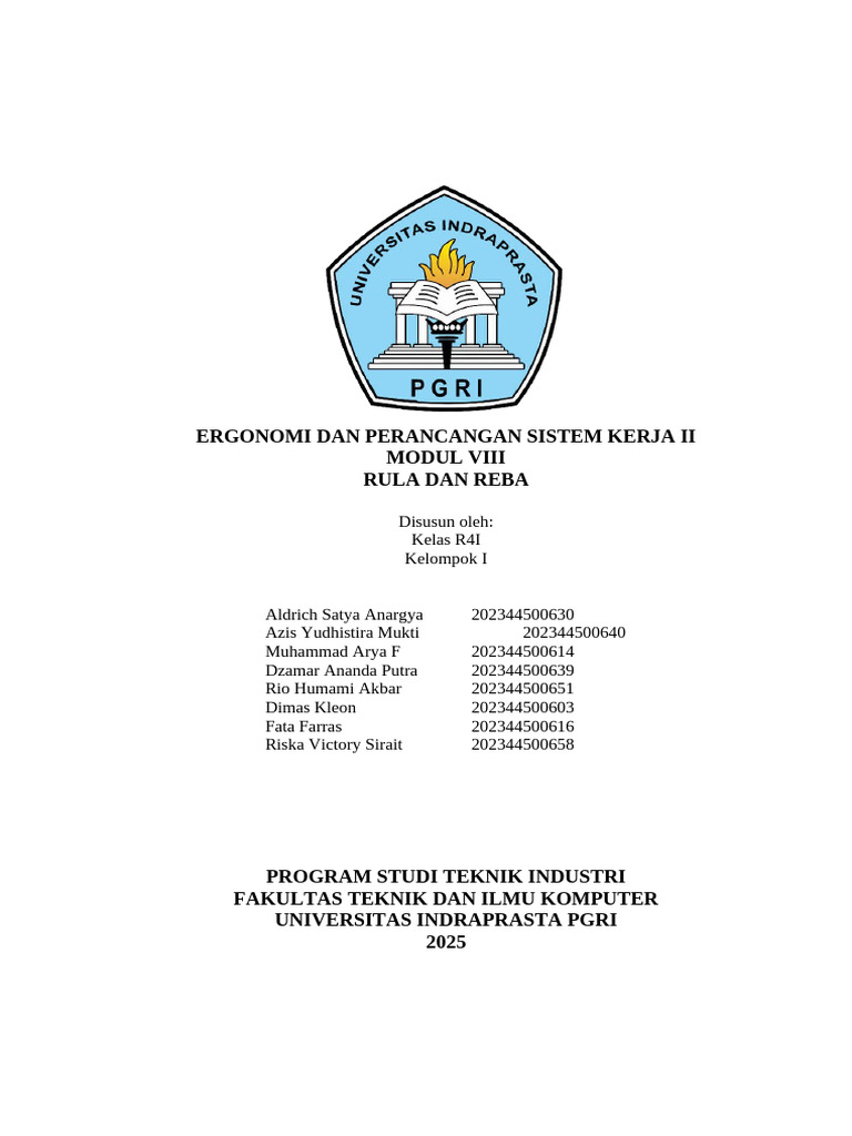 Analisis RULA dan REBA dalam Ergonomi | PDF