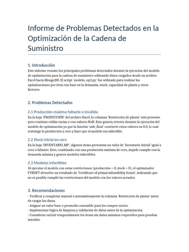 Informe Problemas Optimizacion | PDF