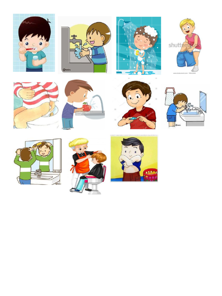 Habitos de Higiene Niños | PDF