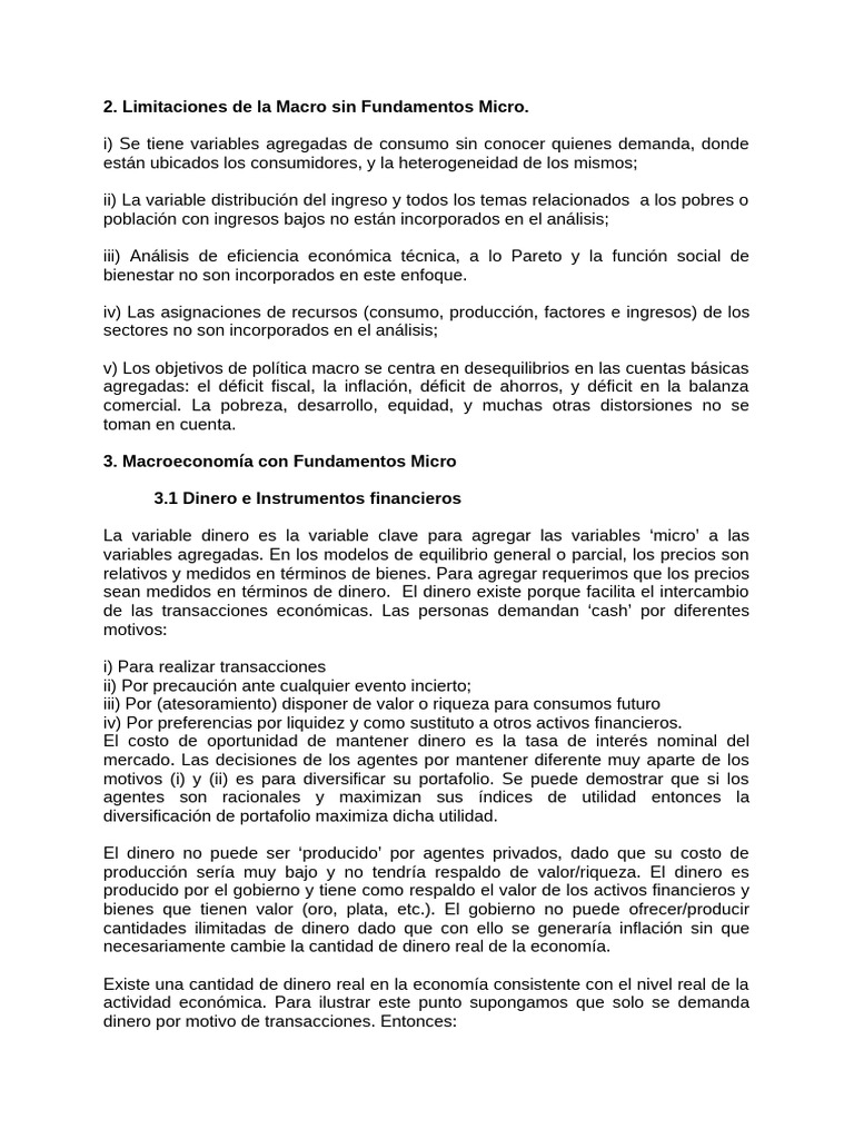 Micro Macro Lectures | PDF | Macroeconómica | Precios