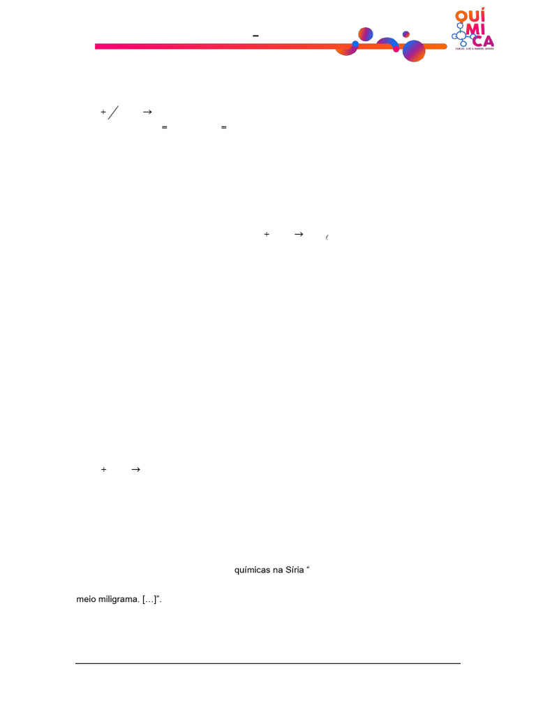 Lista Estequio - Facil | PDF | Estequiometria | Reações químicas