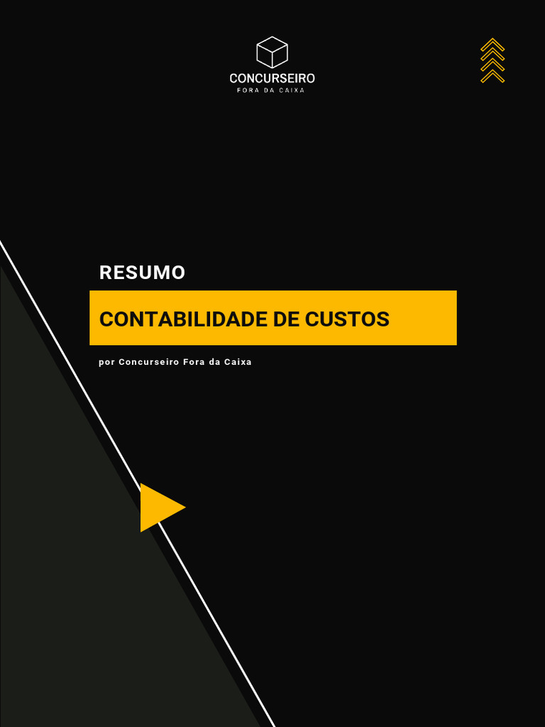 Contabilidade de Custos | PDF | Custo | Marketing