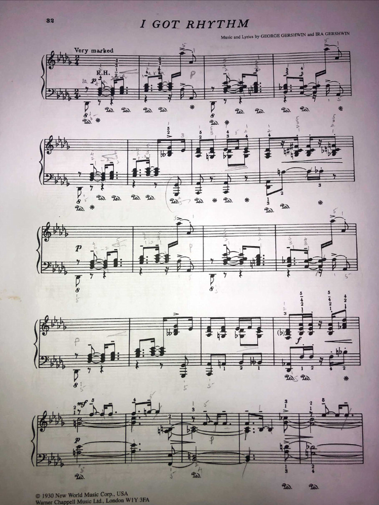 Gershwin - I Got Rhythm | PDF
