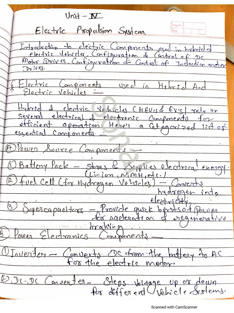Unit 4 (HEV) - 1 | PDF