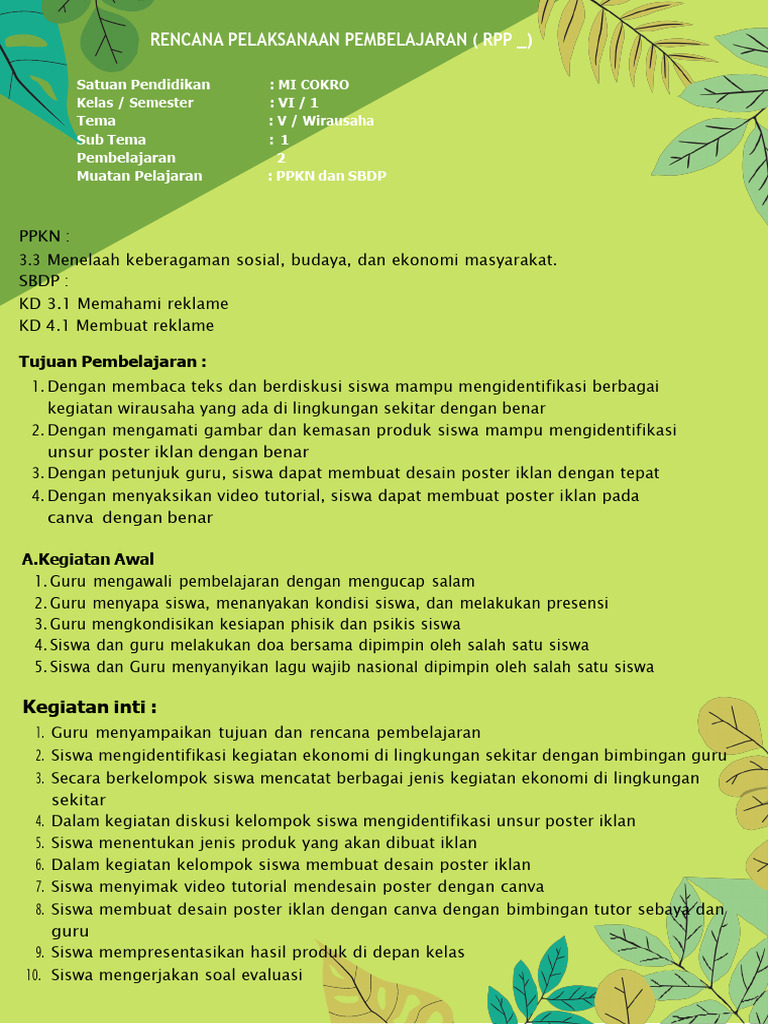 Membuat Poster Iklan | PDF