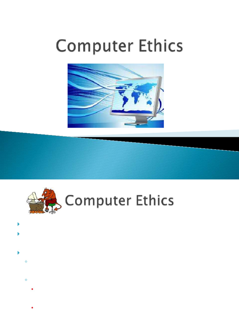Computer Ethics and Security Guidelines | PDF | Computer Virus ...