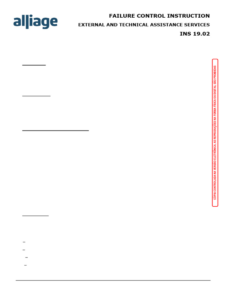 Failure Control Instruction | PDF | Receipt