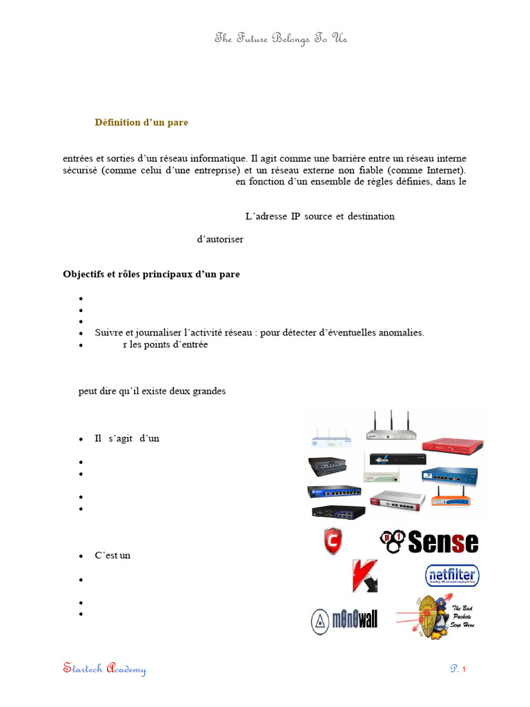 Introduction aux pare-feux et iptables | PDF | Pare-feu (informatique ...