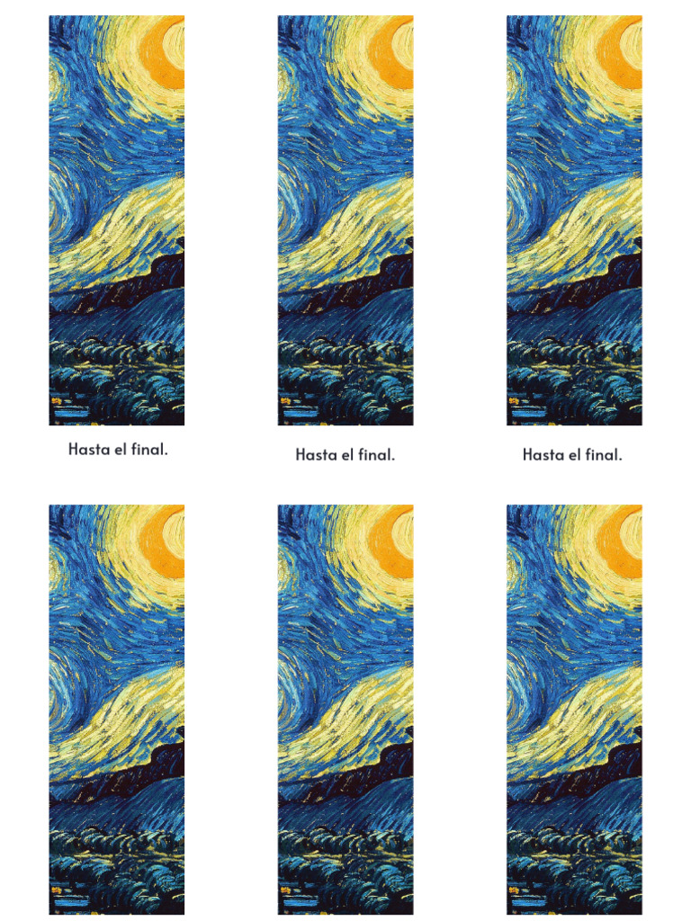 Separador de Libro Artístico Azul (Trípticos) | PDF