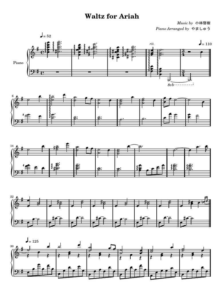 Waltz for Ariah | PDF