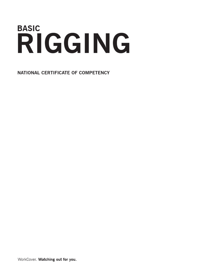 Basic Rigging Assessment Guidelines | PDF | Occupational Safety And Health