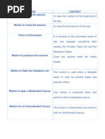 A Mun Guide To Points and Motions | PDF | Committee | Parliamentary ...