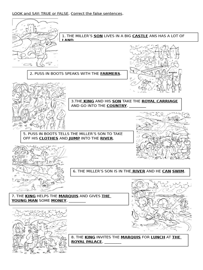 Puss in Boots - Activities Part2 | PDF