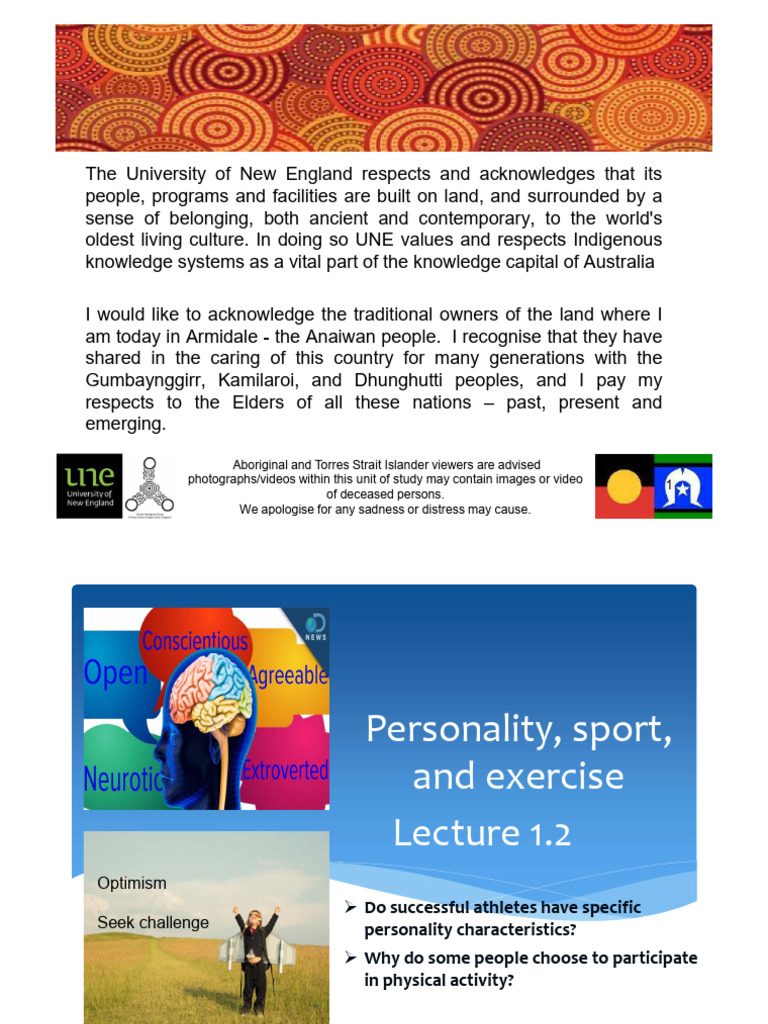 PSYC308 Week 1 - L1.2 Personality - T1 2025 | PDF | Dark Triad | Psychodynamics