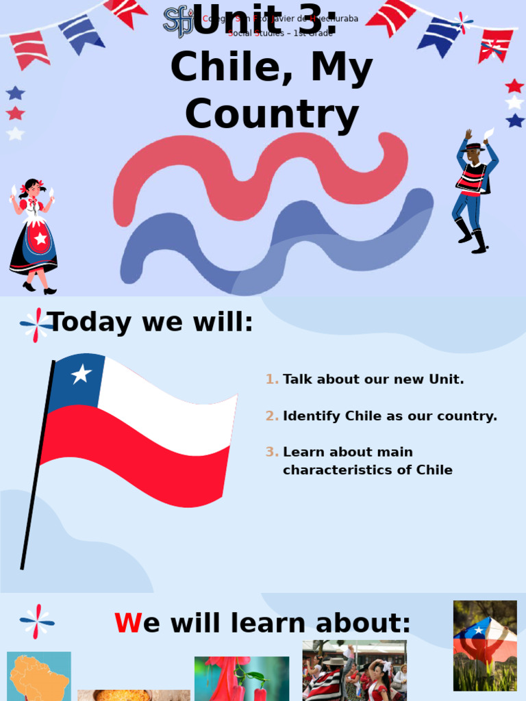 Class 1 Chile My Country1 Ciencias Sociales en Inglés | PDF