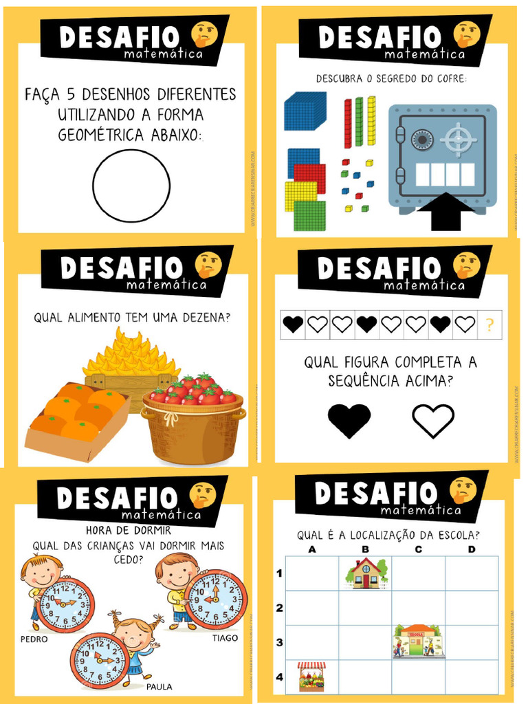Desafio Matematico 1 | PDF