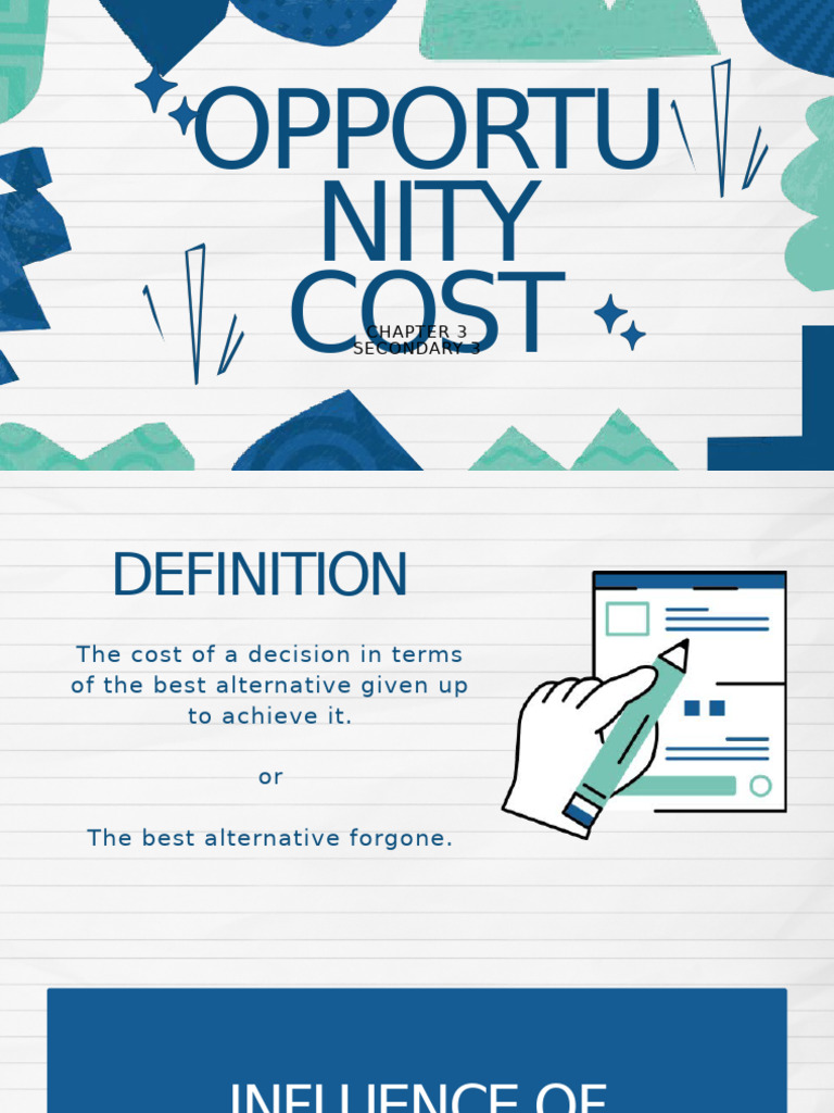 Chapter 3 - Opportunity Cost - Igcse | PDF