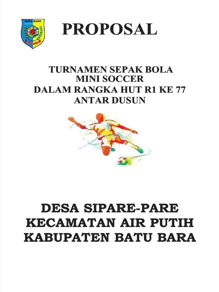 PDF Proposal Turnamen Sepak Bola Pengurus Ka - Compress | PDF