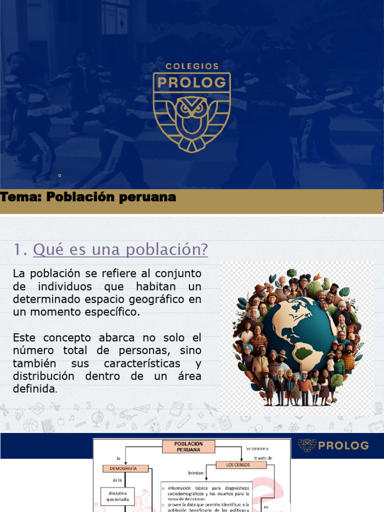 Demografía y Población Peruana en 3° Secundaria | PDF | Población | Perú