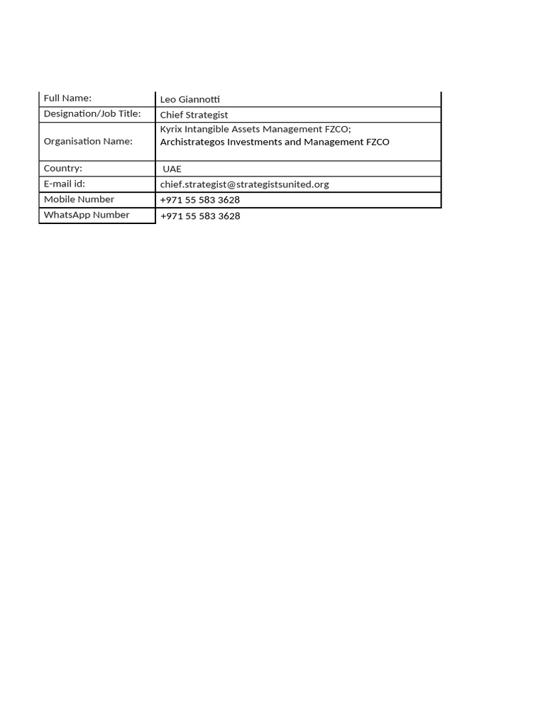 Leo - Information for WIPF 2025 | PDF