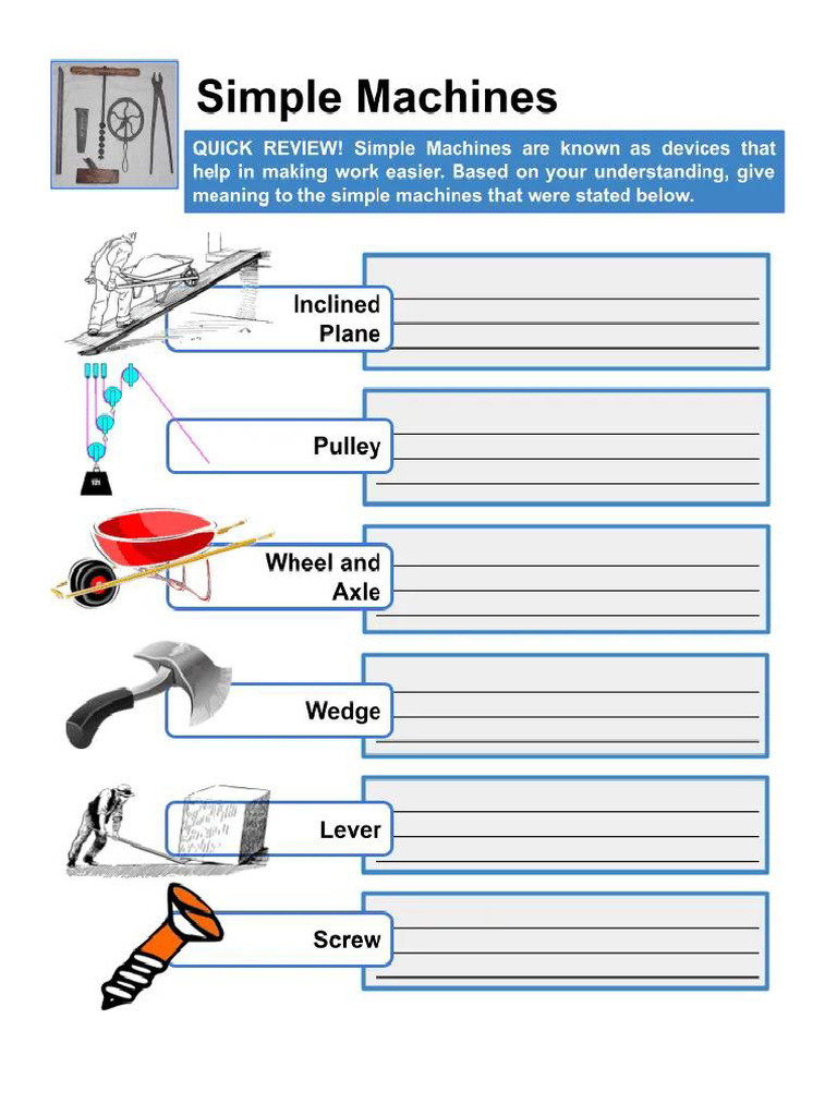 Simple Machines Functions | PDF