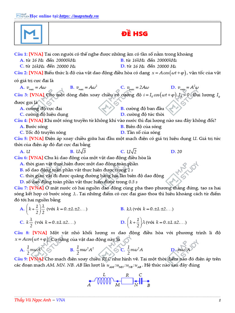 22 - Quảng Bình - Đề thi HSG | PDF