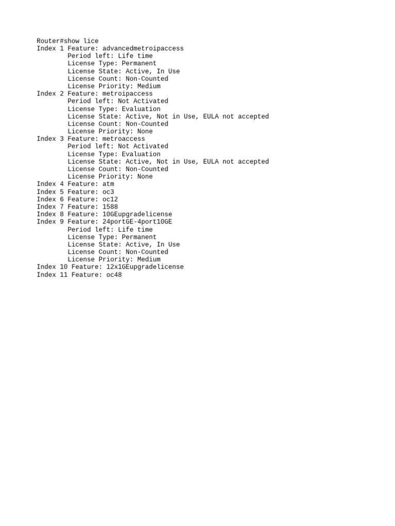 Asr920 Licese | PDF