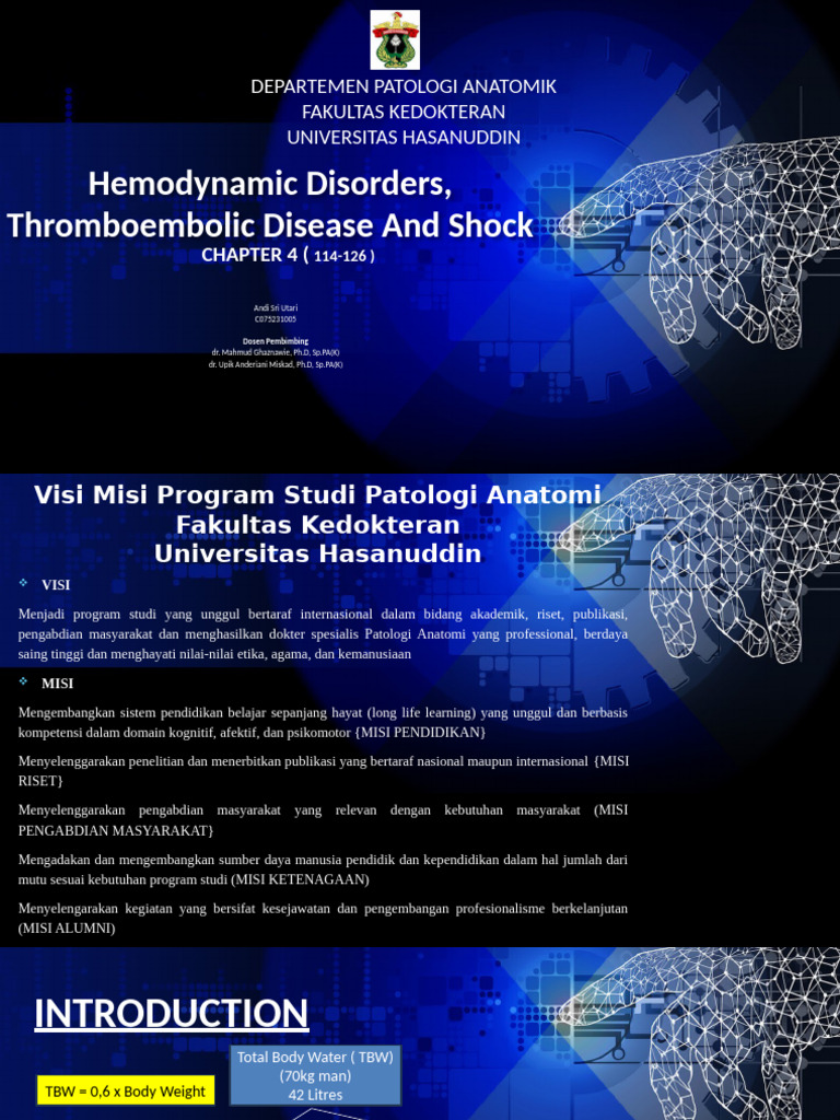 Hemodynamic Disorders, Thromboembolic Disease, and Shock | PDF ...