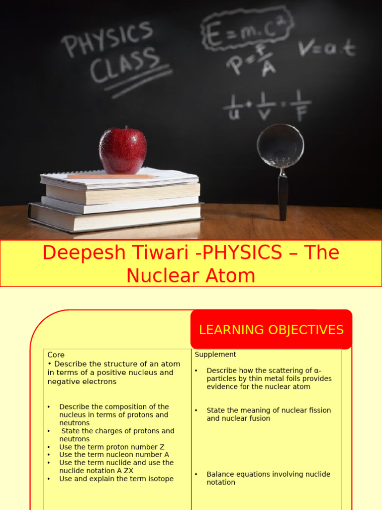 Physics 22 - The Nuclear Atom | PDF | Atomic Nucleus | Atoms