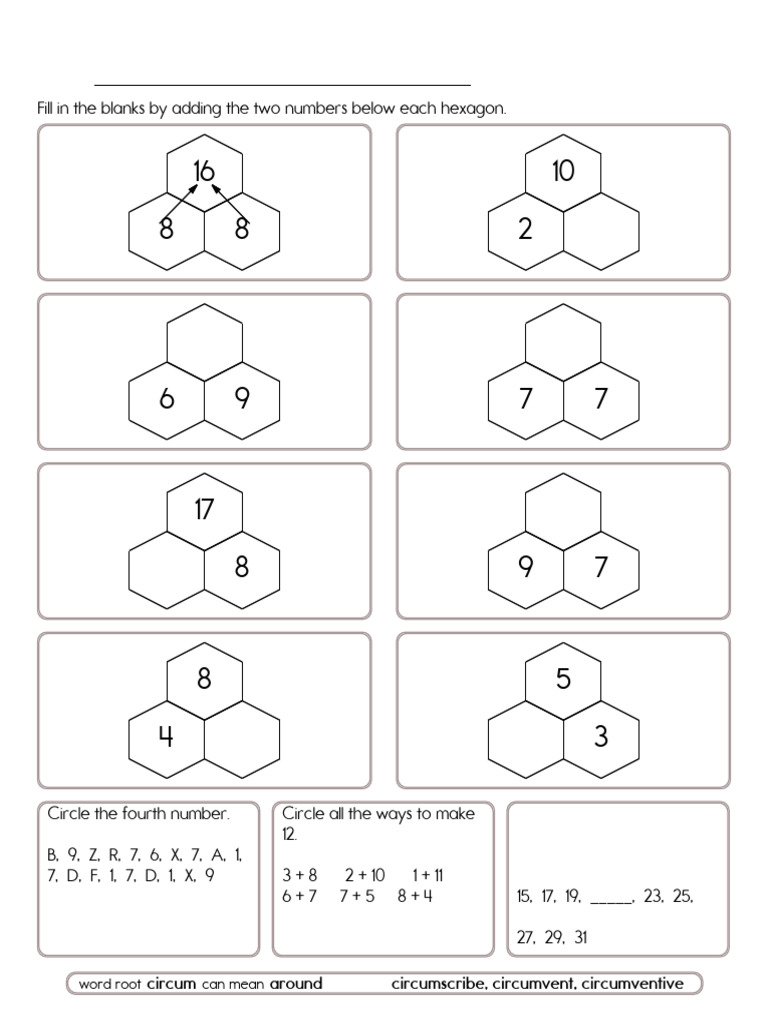 MathWorksheetsGrade1 6 30 | PDF