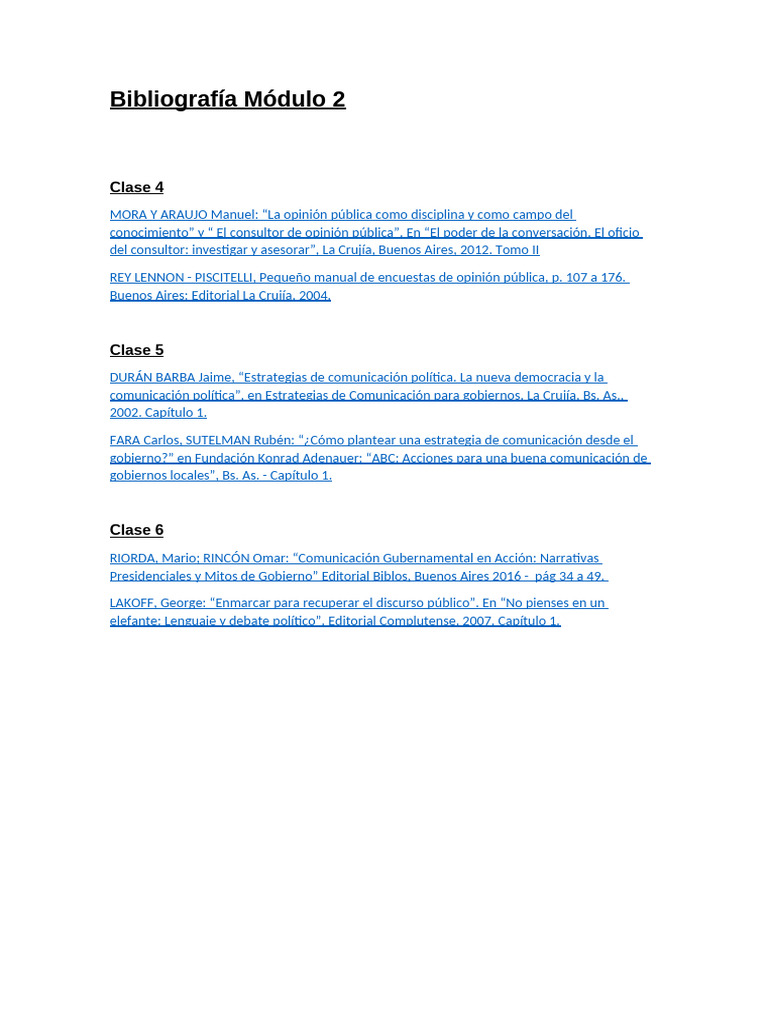 Bibliografía Módulo 2 | PDF