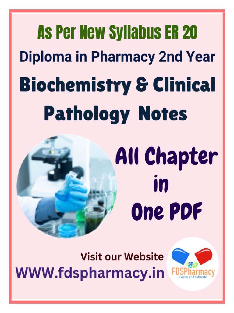 Biochemistry & Clinical Pathology Notes | PDF | Carbohydrates | Lipoprotein