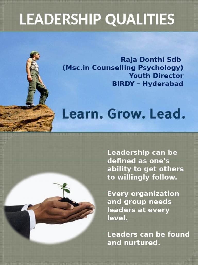 Five Essential Leadership Qualities | PDF | Thought | Leadership