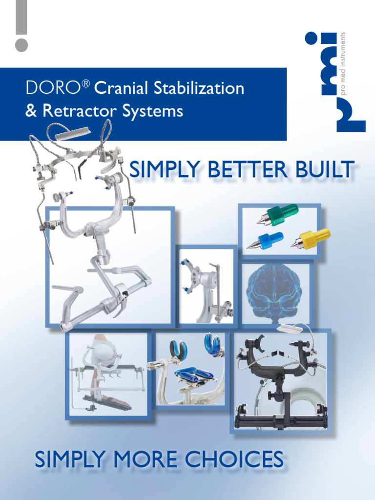 DORO (R) Cranial Stabilization & Retraktor Systems Brochure | PDF | Neurosurgery