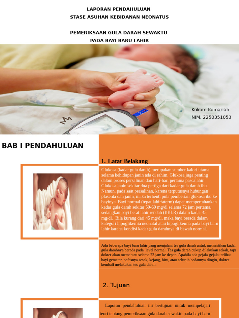 LP Skrining Glukosa BBL | PDF