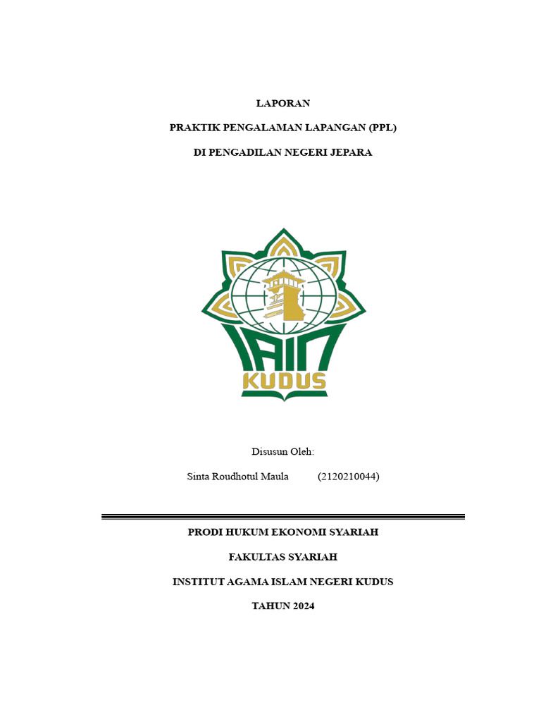 Laporan PPL (Sinta) Fiks | PDF