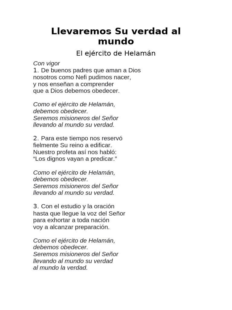 El Ejército de Helamán y su Misión | PDF