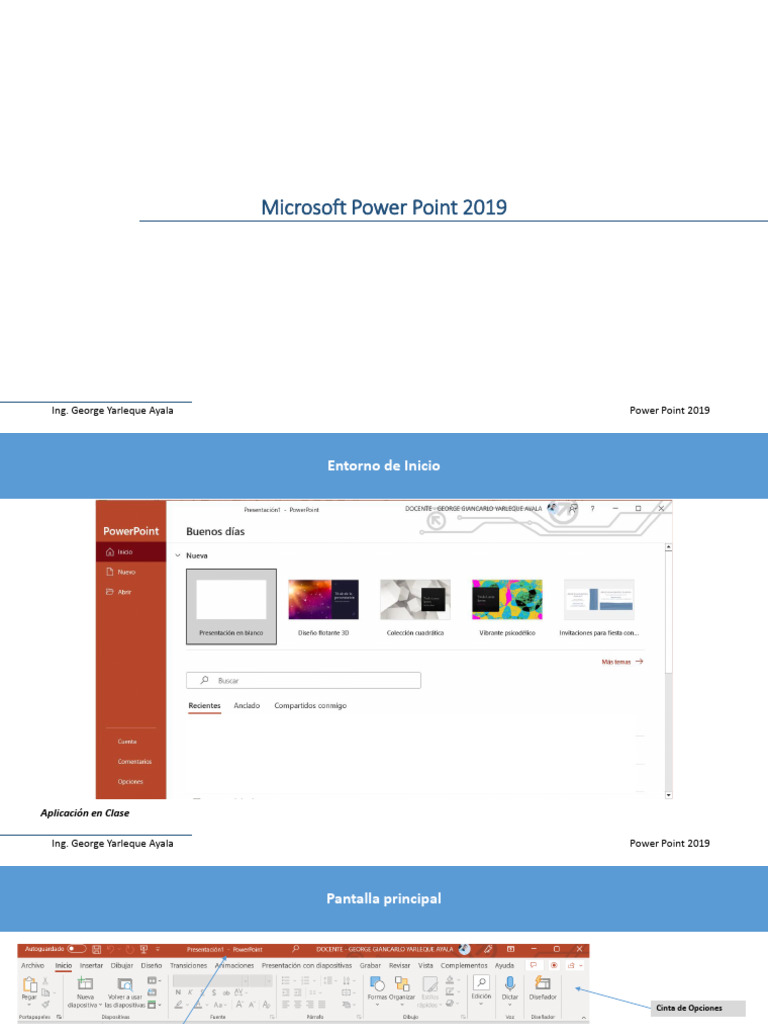 Manual de PowerPoint 2019 en PDF | PDF | Microsoft PowerPoint | Informática