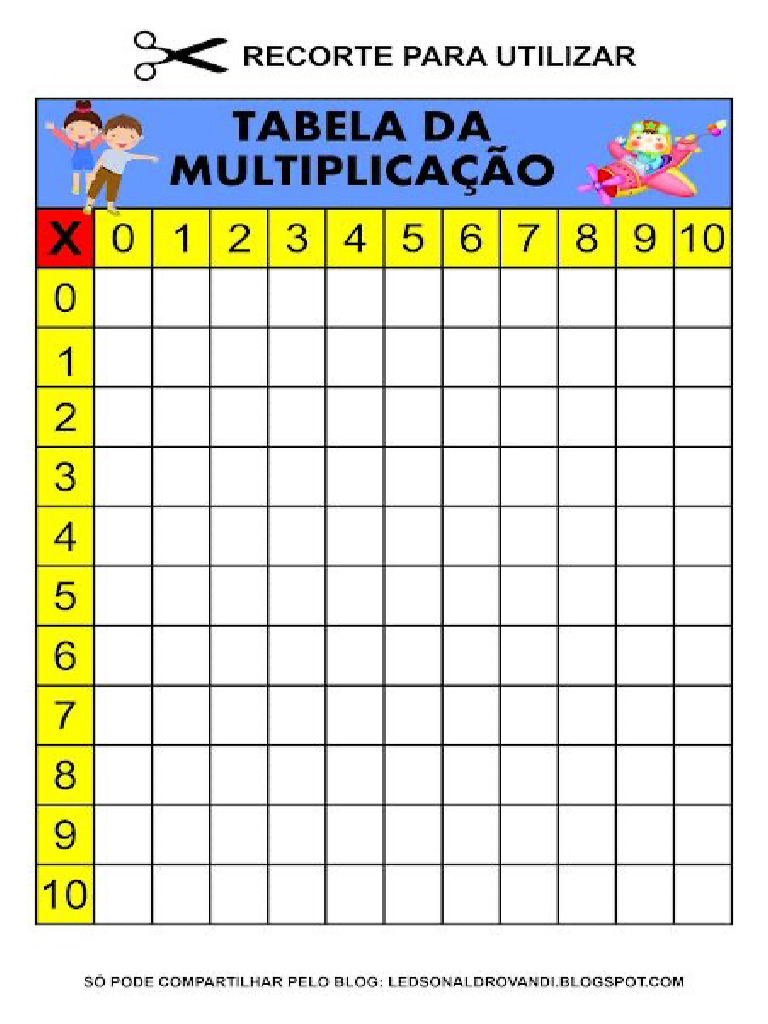 Atividade de PM - Tabuada | PDF