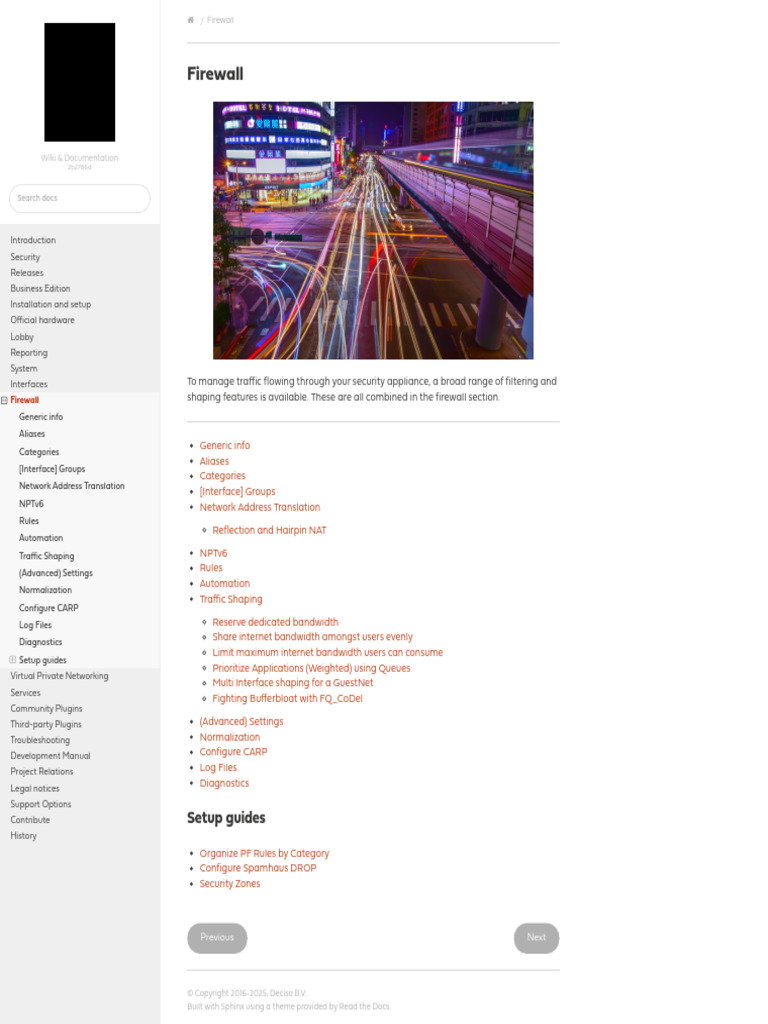 Firewall - OPNsense Documentation | PDF | Firewall (Computing) | Computer Engineering