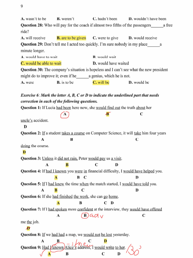 Conditional B1 | PDF